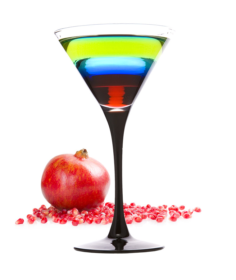 Olympic Ring Cocktail - Recipes - Daily's Cocktails